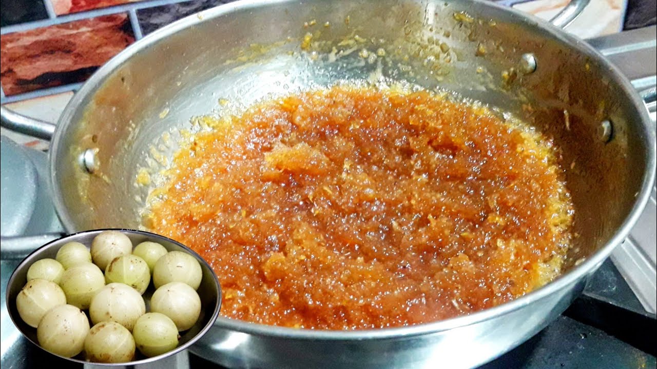 Gooseberry Jam recipe | Amla and Jaggery recipe | Nellikai jam recipe ...