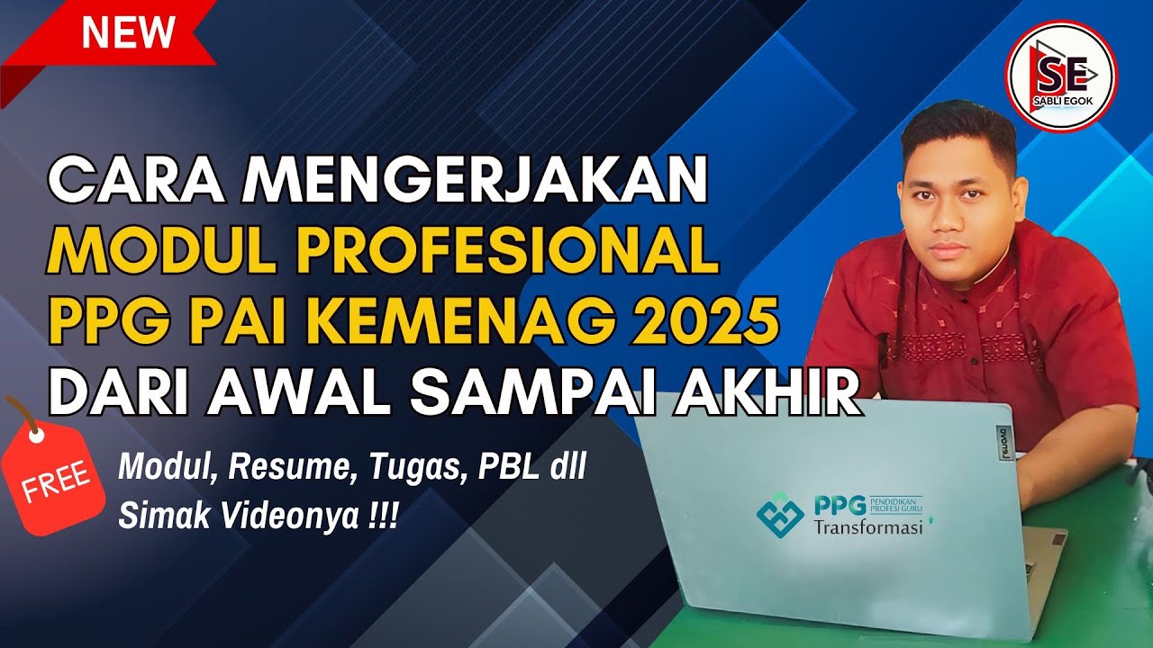 CARA MENGERJAKAN MODUL PROFESIONAL PPG PAI KEMENAG 2025 DARI AWAL ...