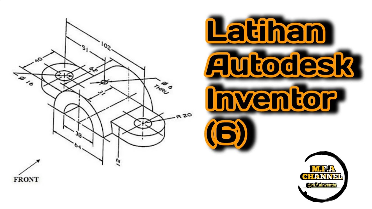 LATIHAN AUTODESK INVENTOR (6) #autodeskinventor # ...