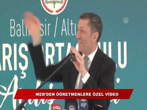Meb'den Öğretmenlere Özel Video