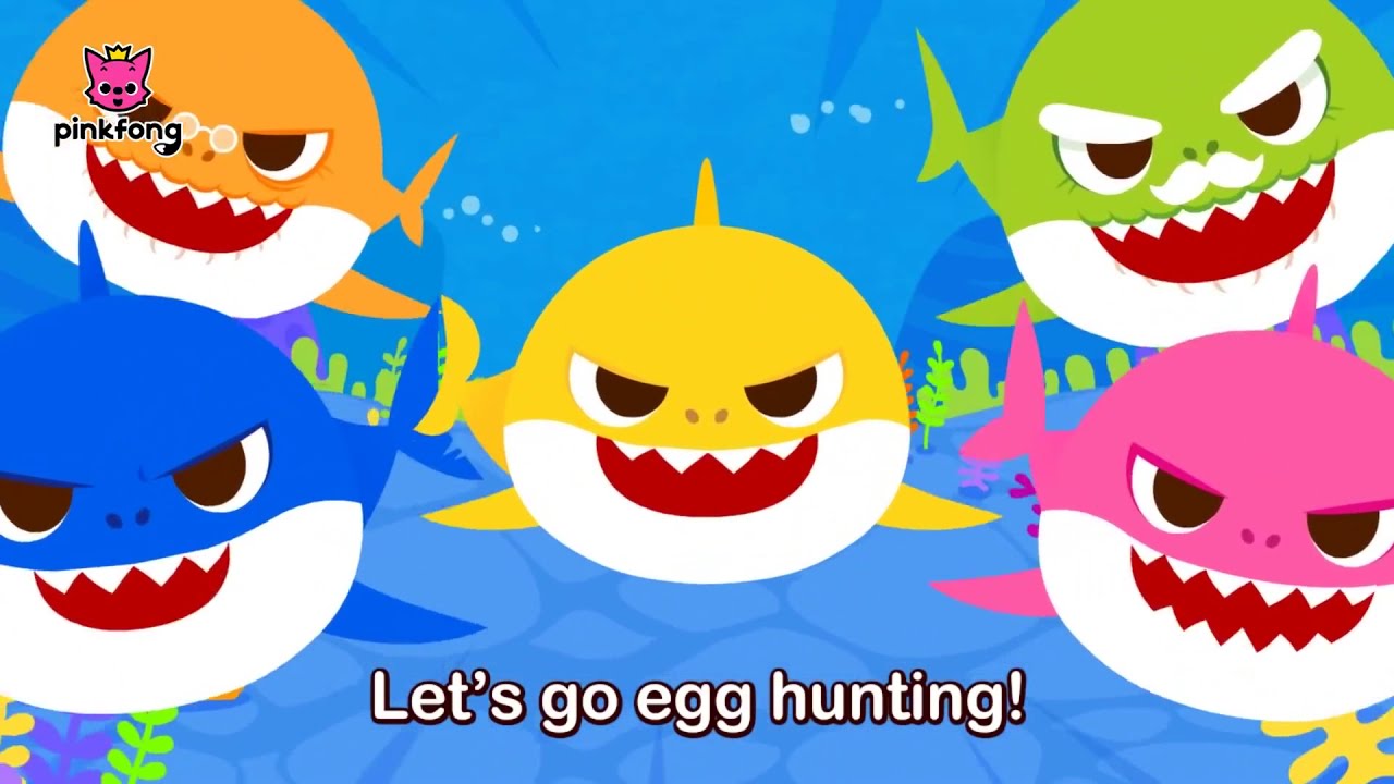 Baby Shark Easter Egg Hunting - Easter Song for Children - YouTube