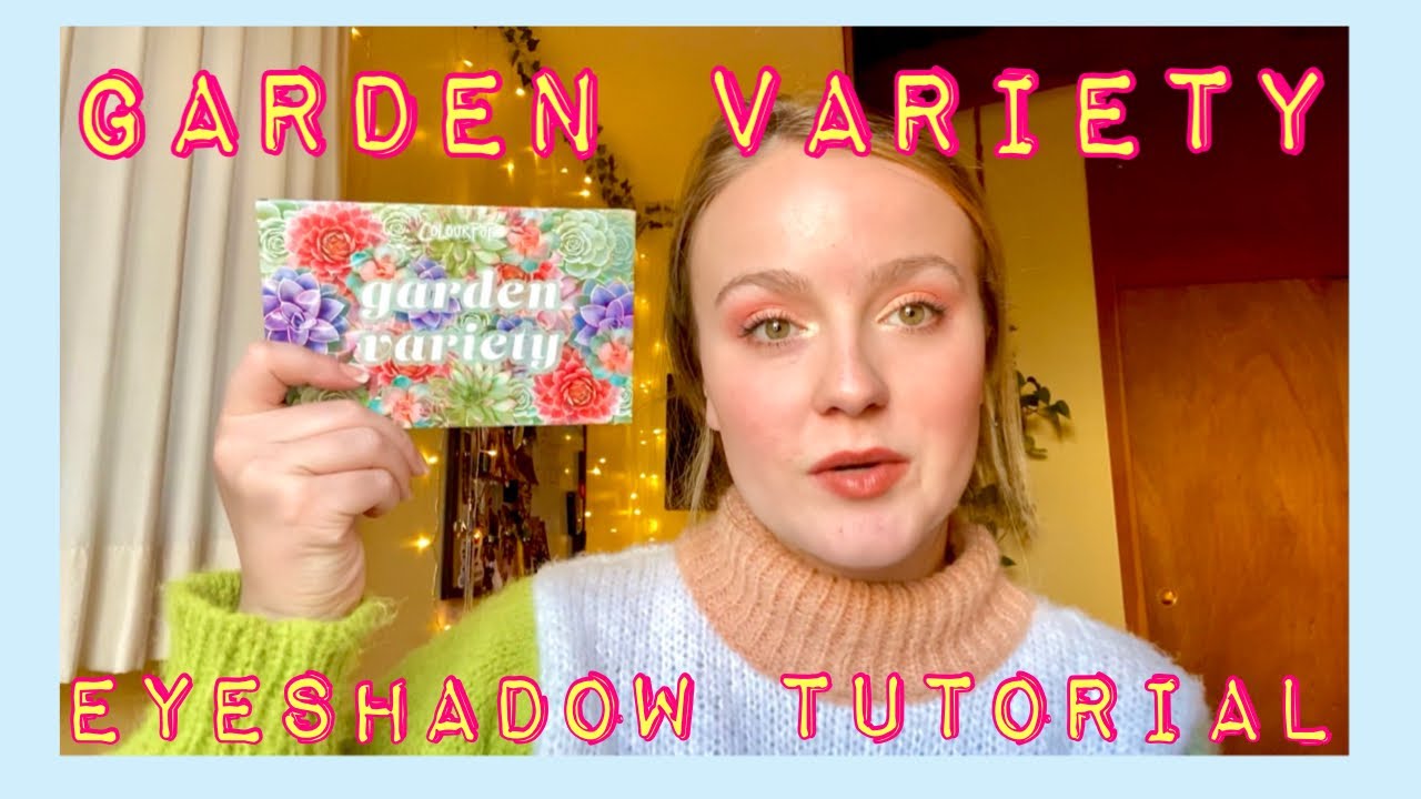 Colourpop Garden Variety Palette | Easy Eyeshadow Tutorial - YouTube
