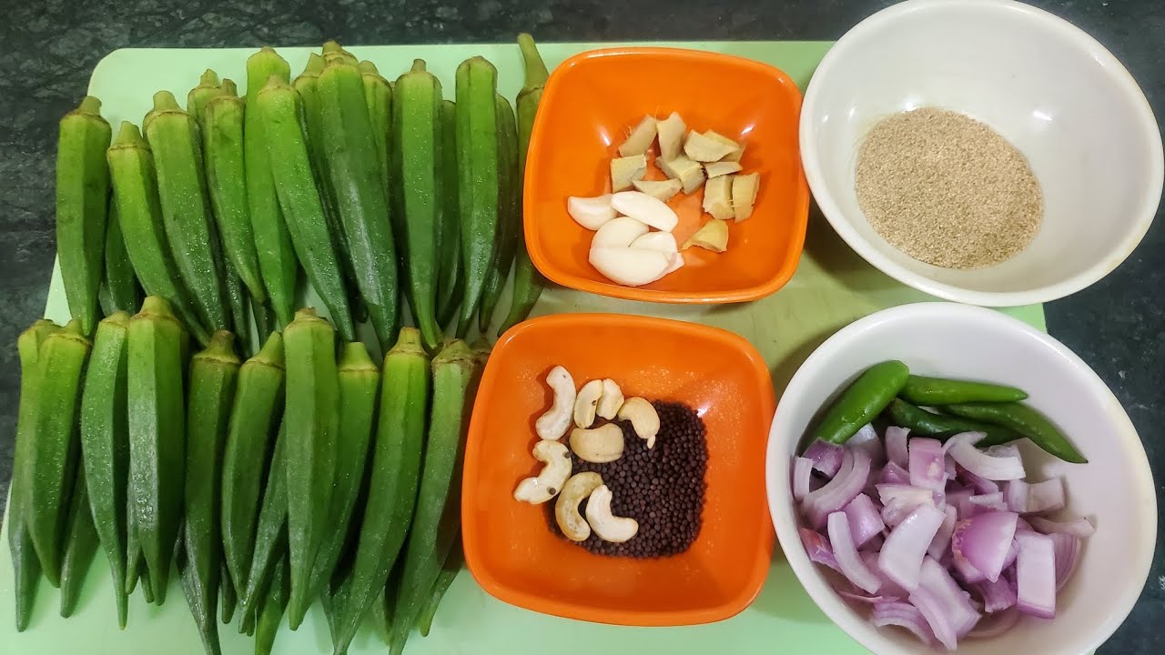 Tok Misti Posto Bhindi Diye Recipe - YouTube