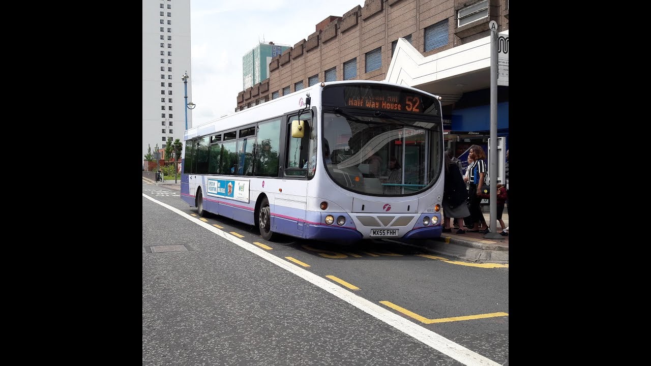 First Manchester Volvo Wright Urban Eclipse B7RLE 66933 MX55FHH - YouTube