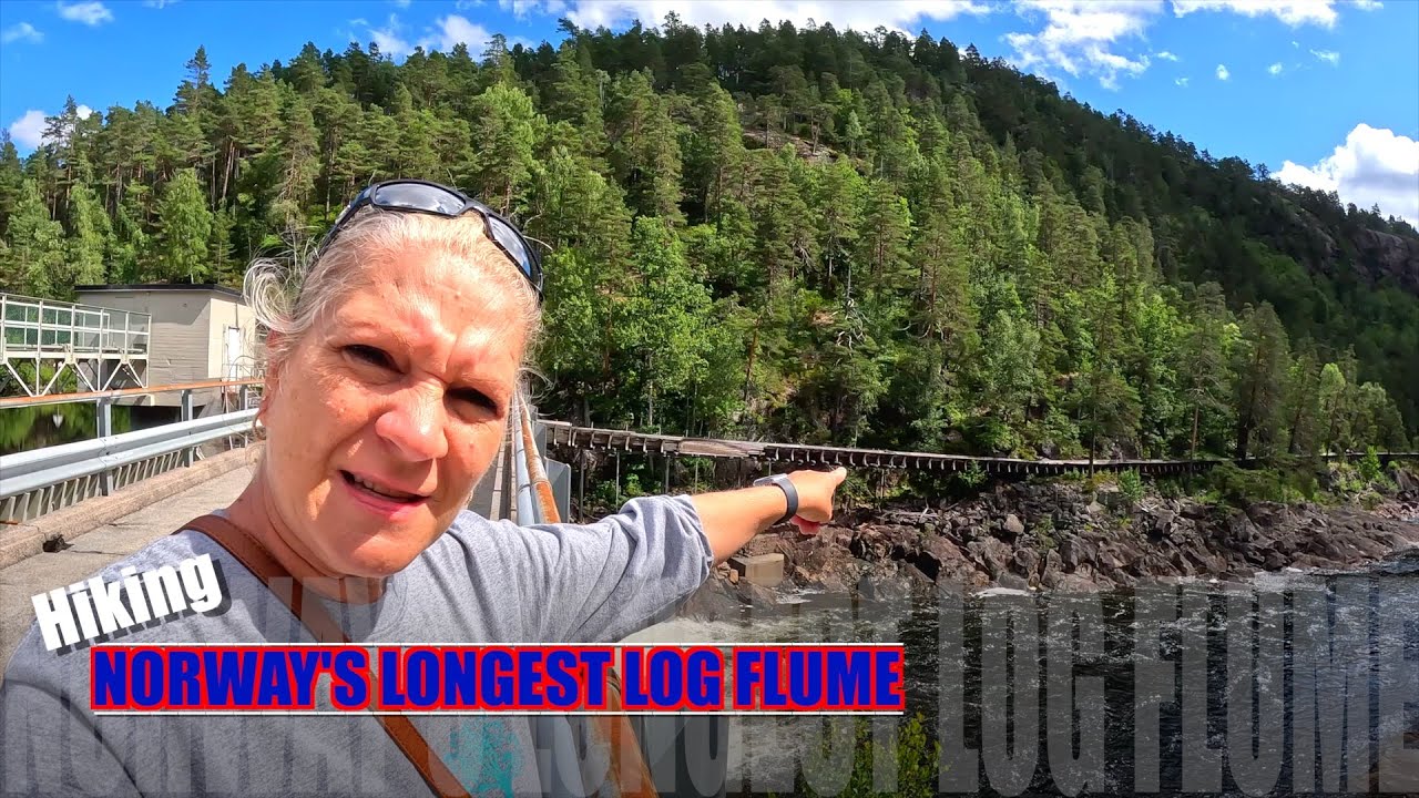 Hiking Norway's Longest Log Flume in Vennesla Norway | Tommerrenna ...