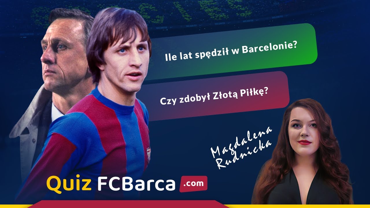 Magdalena Rudnicka vs CRUYFF | Quiz FCBarca.com #8 - YouTube