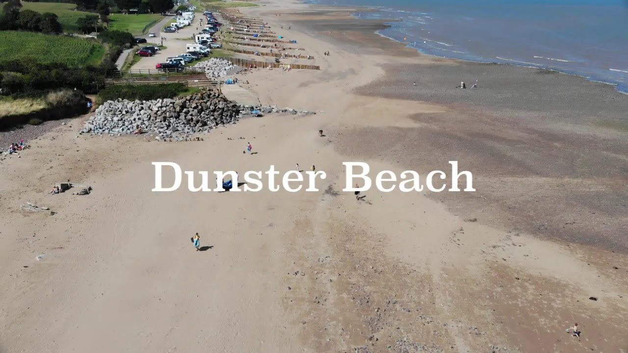 Fantastic Drone Footage of Dunster Beach: Stunning Aerial Views of ...