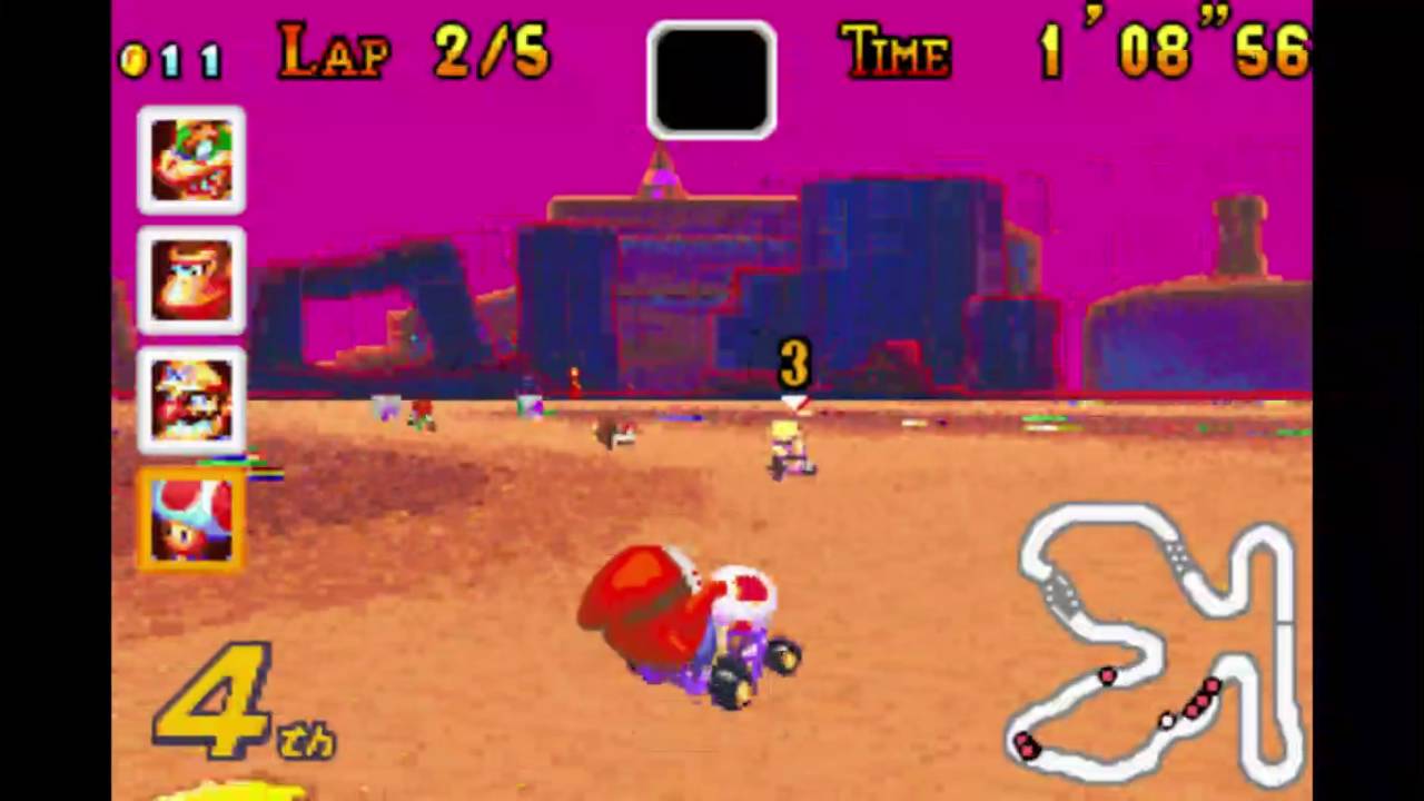 Mario Kart SC - Sunset Wilds - YouTube