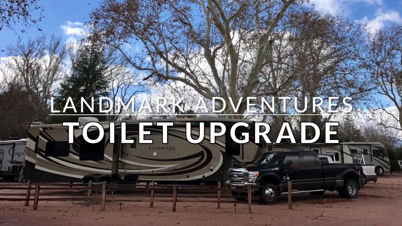 Upgrading our RV's Toilet | Landmark Adventures - YouTube