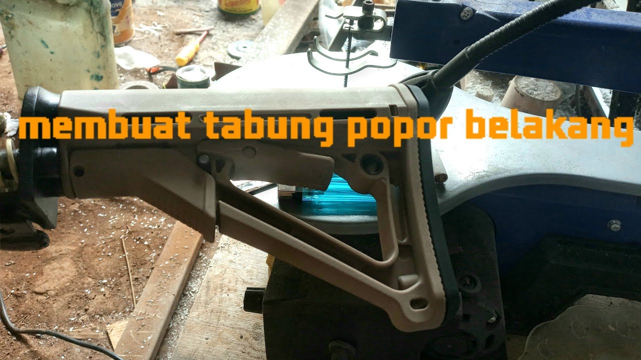 membuat tabung popor slingshot rifle diy finish || part 3 #diy # ...