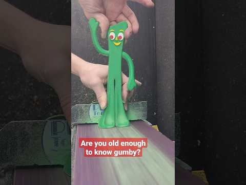 gumby put up a fight #gumby #cartoon #vintage #retro #satisfying #oddlysatisfying #sandingshit
