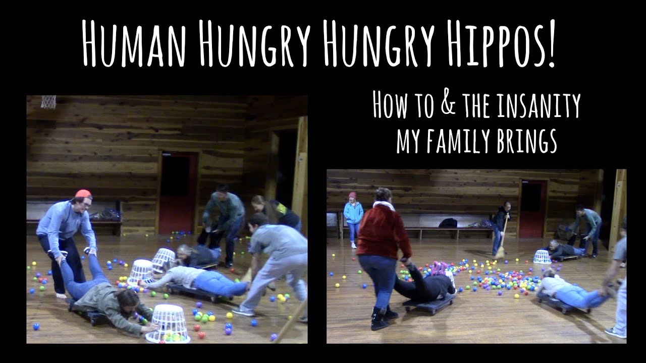 How to Play Human Hungry Hungry Hippos - YouTube
