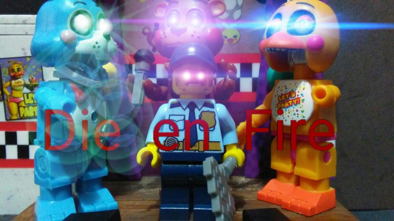 Lego fnaf "Die en Fire" (stop motion) - YouTube