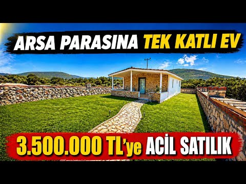 Daire Parasına Tek Katlı Ev Arsa Alacağına Bunu Al Didim (D-116) 