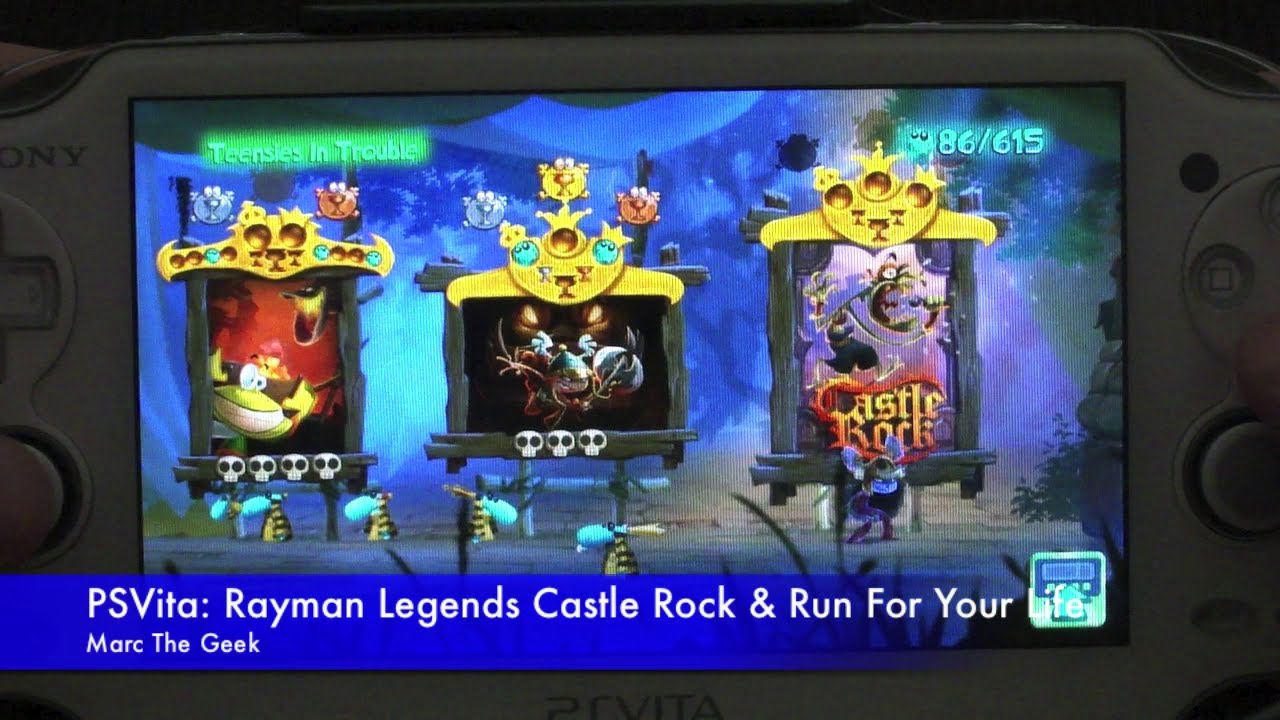 PSVita: Rayman Legends Castle Rock & Run For Your Life - YouTube