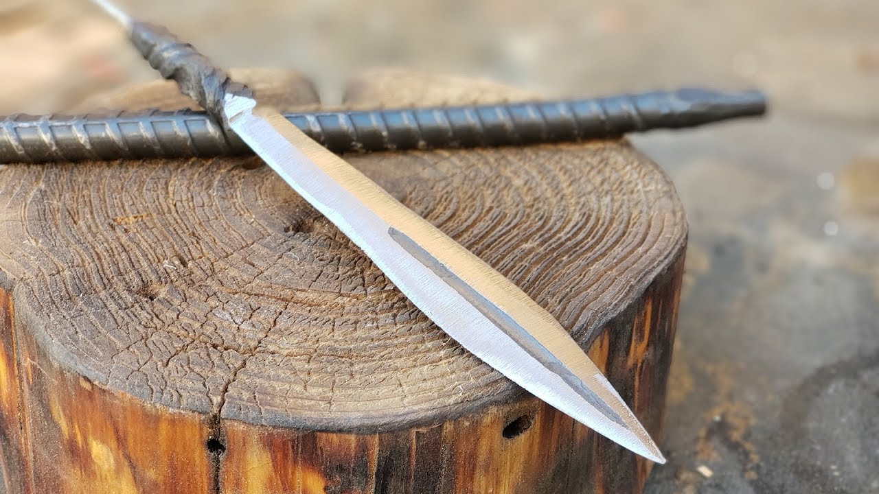 First Time Forging / Blacksmithing A Letter Opener - YouTube