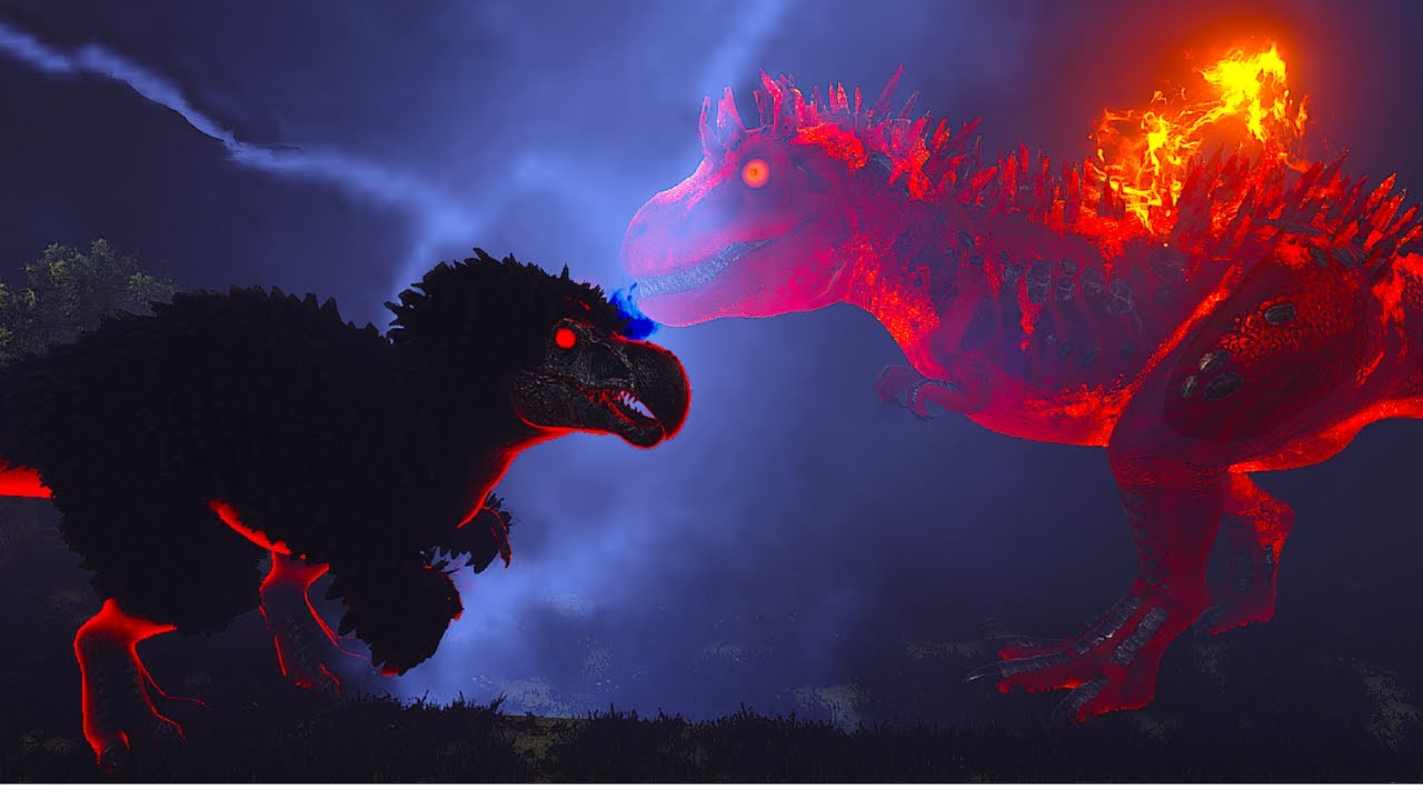 ESSE RAPHUS DA DANO ATÉ NO WORLD BOSS!! 100 DIAS DE ARK SUPER MODS ...