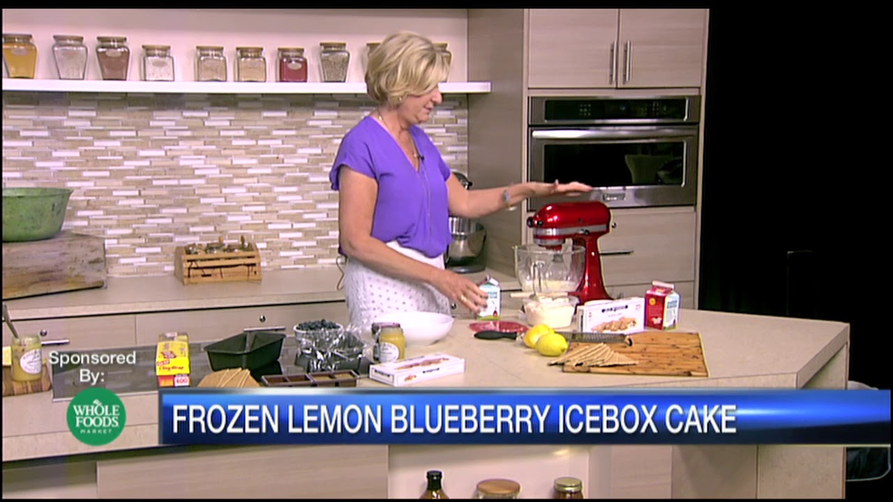 Video: Chef Judi - Frozen Lemon Blueberry Icebox Cake - YouTube