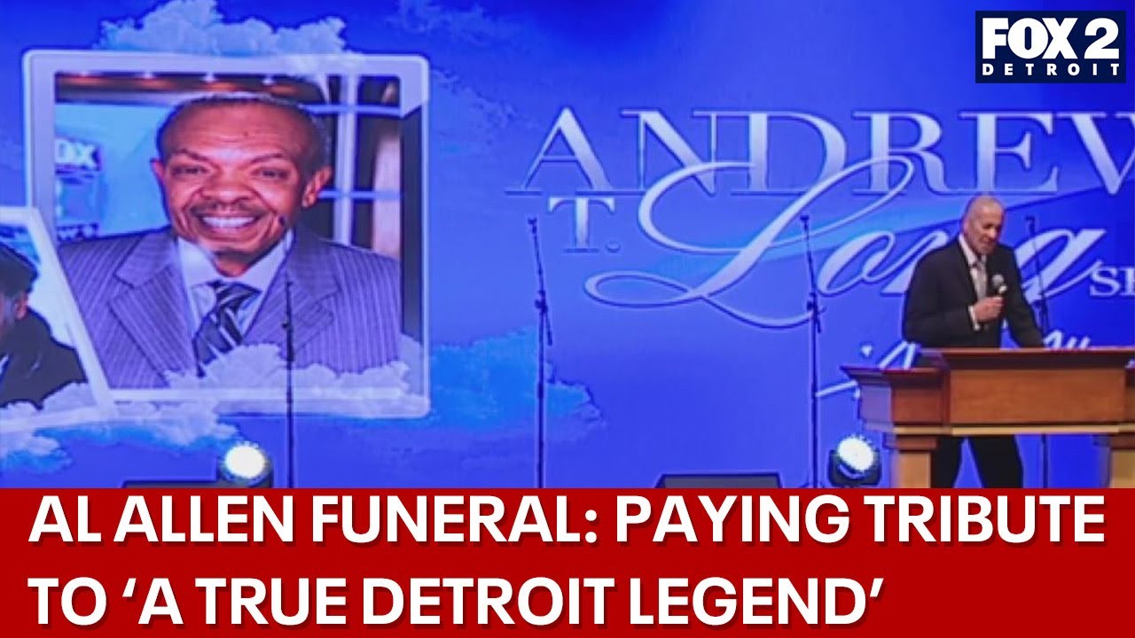 Loved ones pay tribute to late FOX 2 reporter Al Allen - YouTube