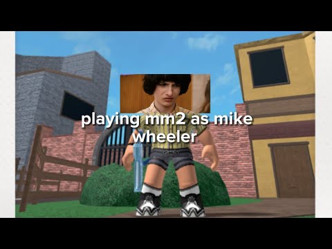 PLAYING MM2 AS MIKE WHEELER FROM STRANGER THINGS (ROBLOX MM2)! #4 - YouTube