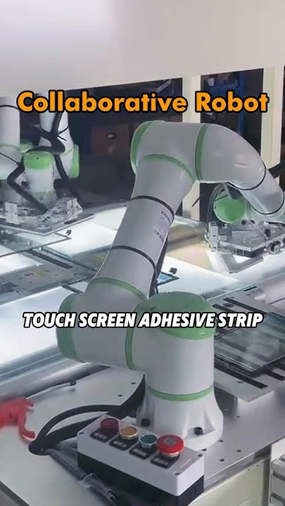 🚀 EVSROBOT Collaborative Robot for Touch Screen Adhesive Application#collaborativerobots # ...