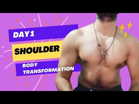 Day1/100 | Shoulder workout| |Body Transformation | - YouTube