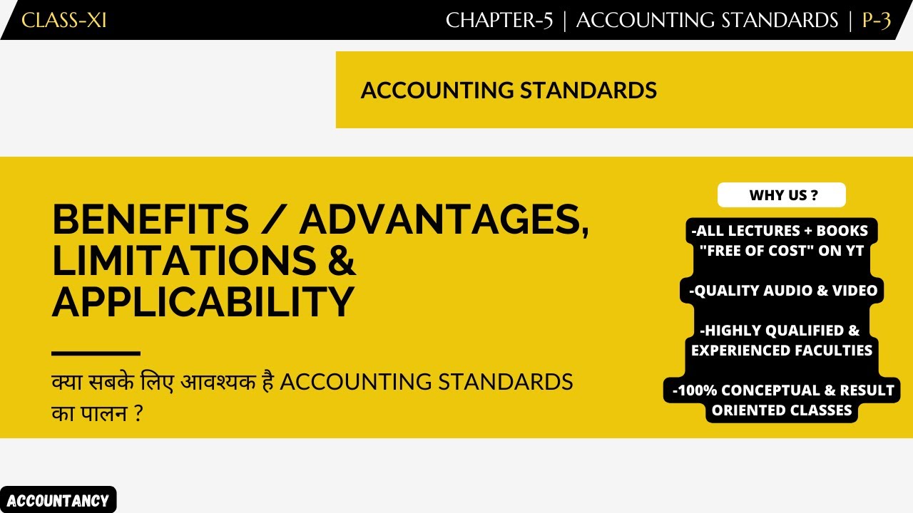 63 | Benefits, Limitations & Applicability of "Accounting Standards ...