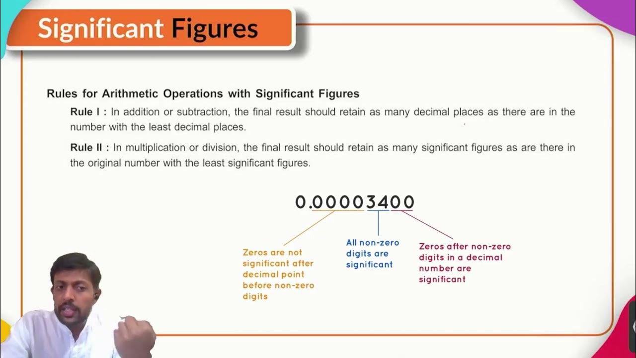 Arithmetic Operations with Significant Figures | Units & Measurements ...