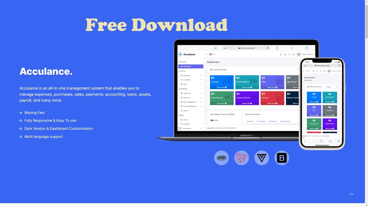 Acculance-Ultimate Sales, Inventory, Accounting Management System - YouTube