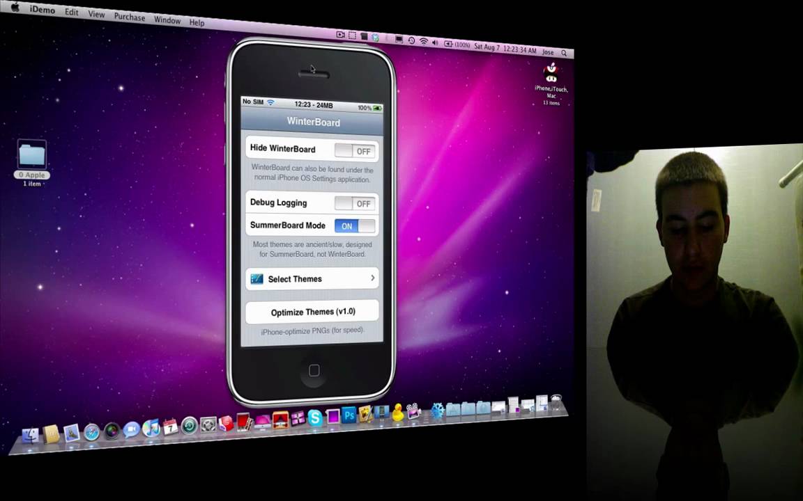 Mod your iPhone 4,3G,3Gs and all iPod Pinstripe - YouTube