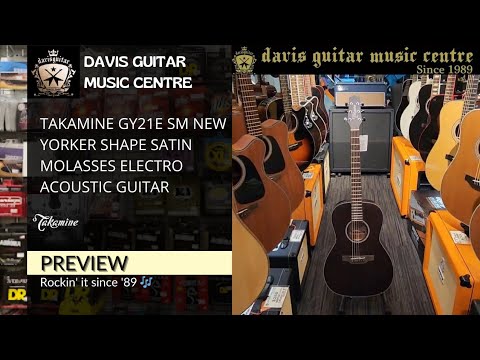 Takamine GY21E SM New Yorker Shape Satin Molasses Electro Acoustic ...