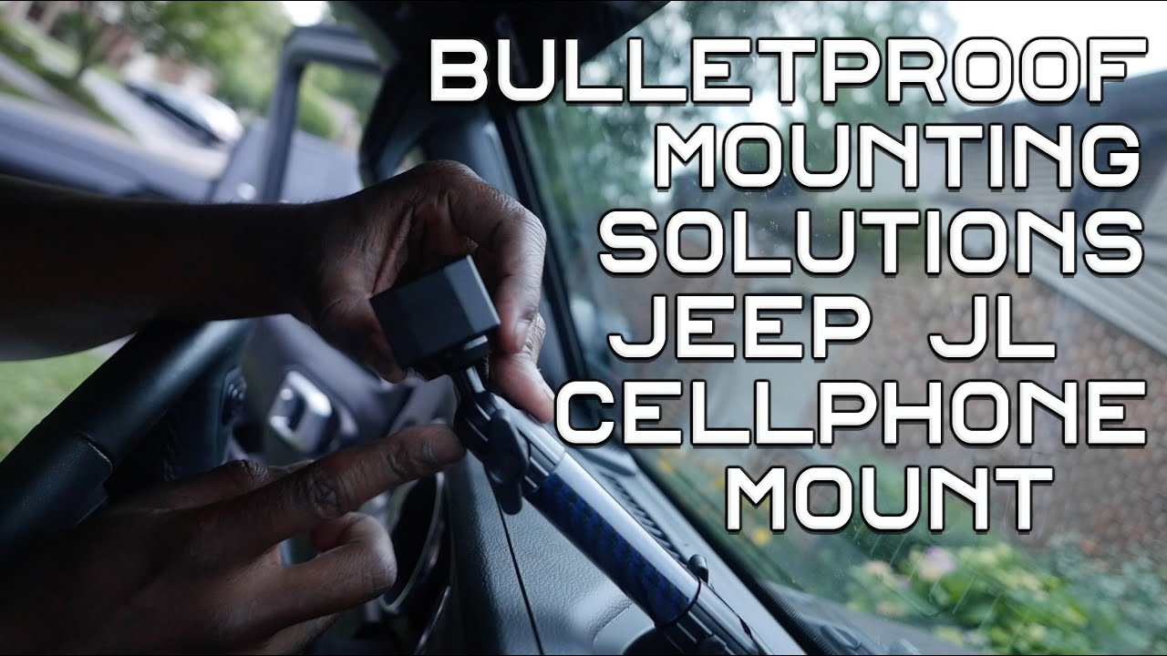 Bulletproof mounting Solutions Cell phone mount - YouTube