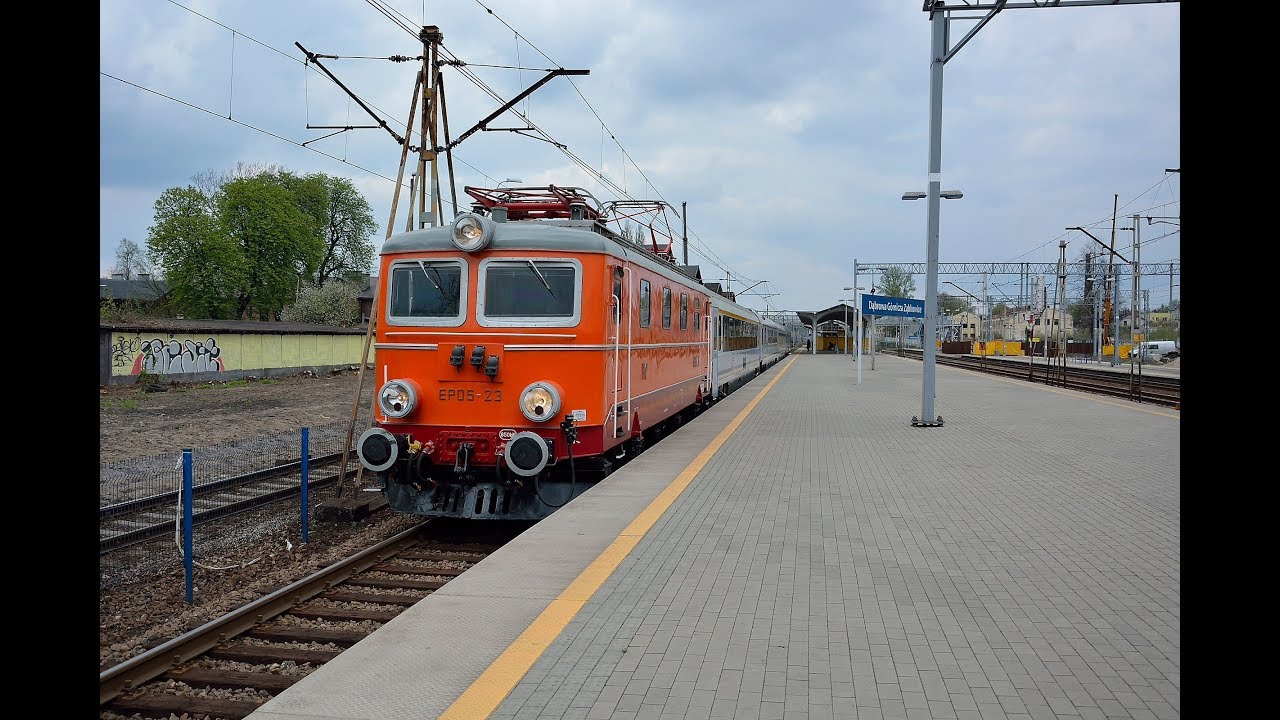 EP05-23 z EIC Górnik w obu relacjach - YouTube