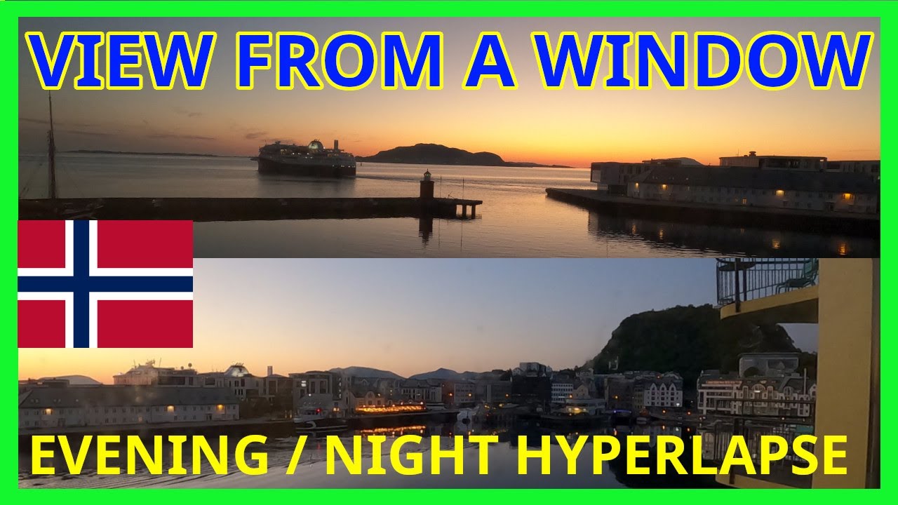 Midsummer Sunset? Thon Hotel Ålesund, Norway. Midsummer night - YouTube