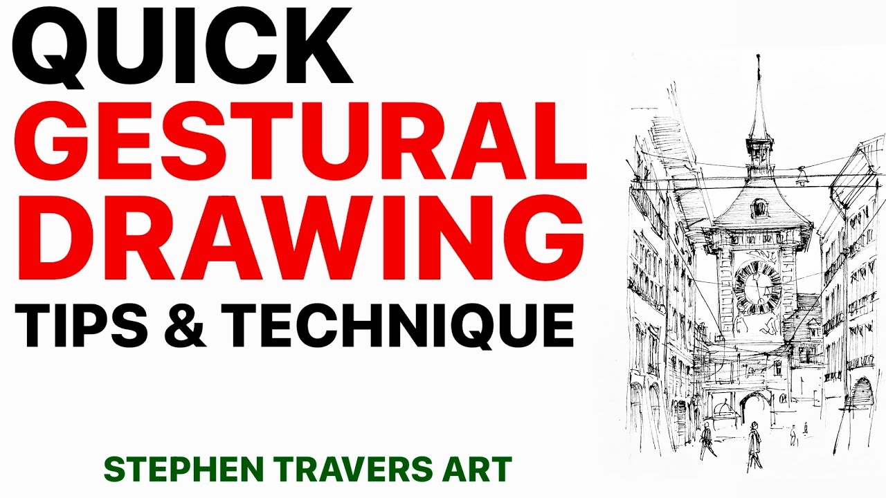 Quick Gestural Drawing - Tips and Technique - YouTube