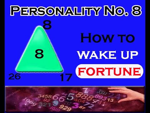 Personality Number 8 How to wake up fortuneenglish - YouTube