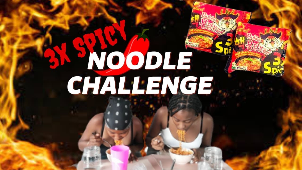 3x SPICY NOODLE CHALLENGE ft. Simphiwe | BUHLE GUMBI - YouTube