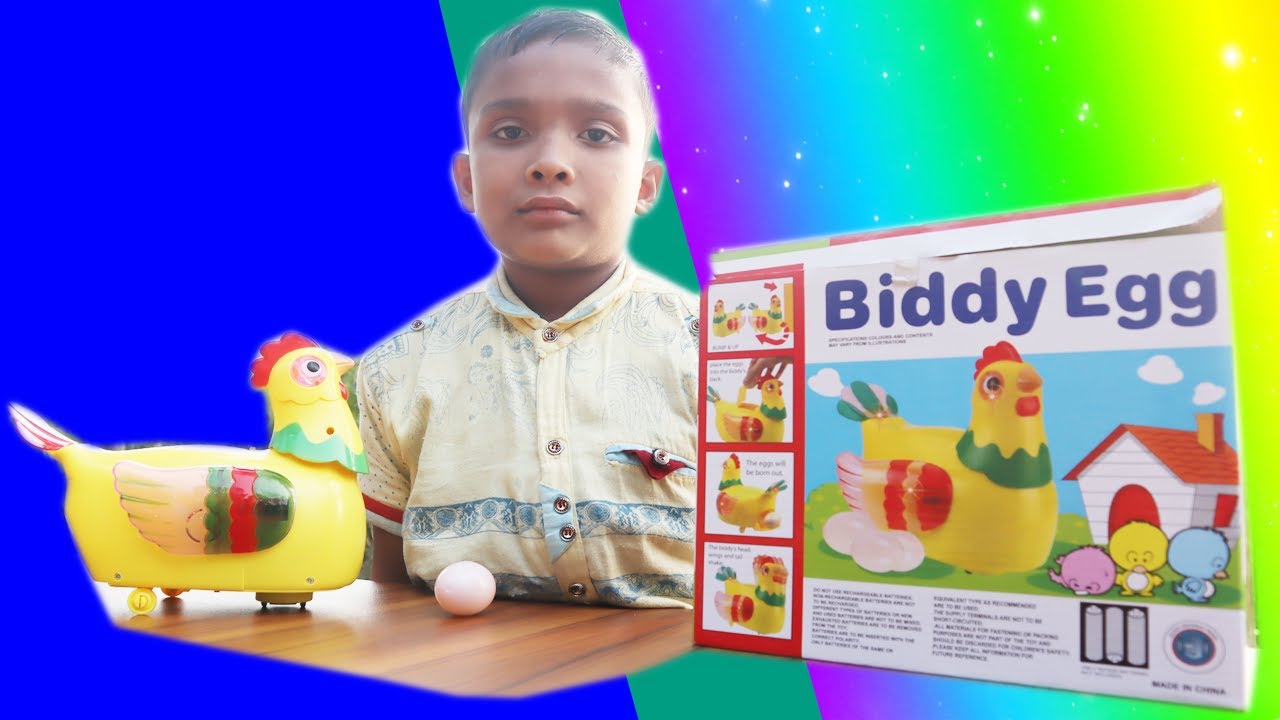 Eggy Toys for kids।।Unboxing and pretend play with biddy egg।। - YouTube