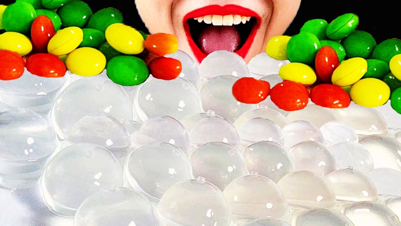 ruby asmr Sparkling water, jelly, candy ,Mukbang - YouTube