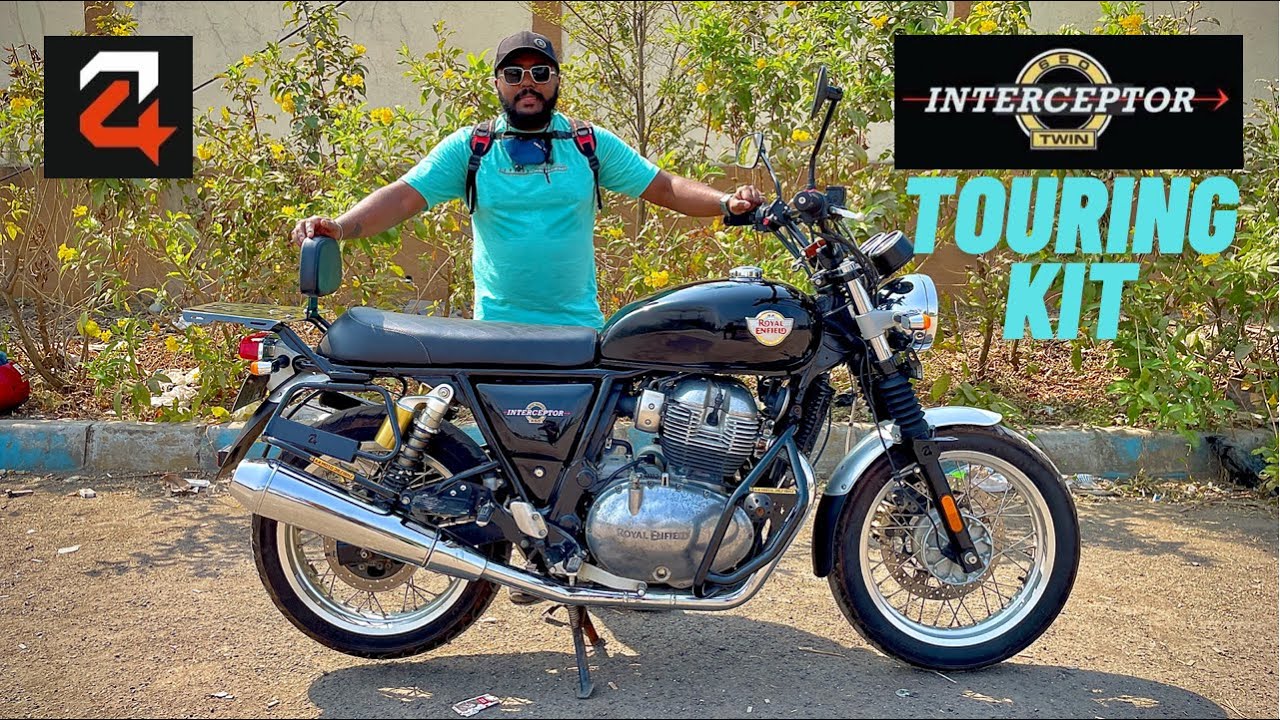 Touring Kit for Royal Enfield Interceptor 650 2022 🔥 A4 Moto Designs ...