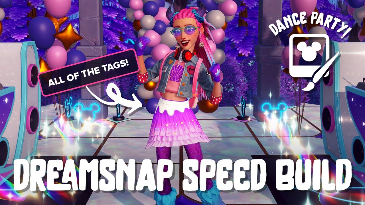 Dance Party DreamSnap Build! A Rave in the Frosted Heights | Disney ...