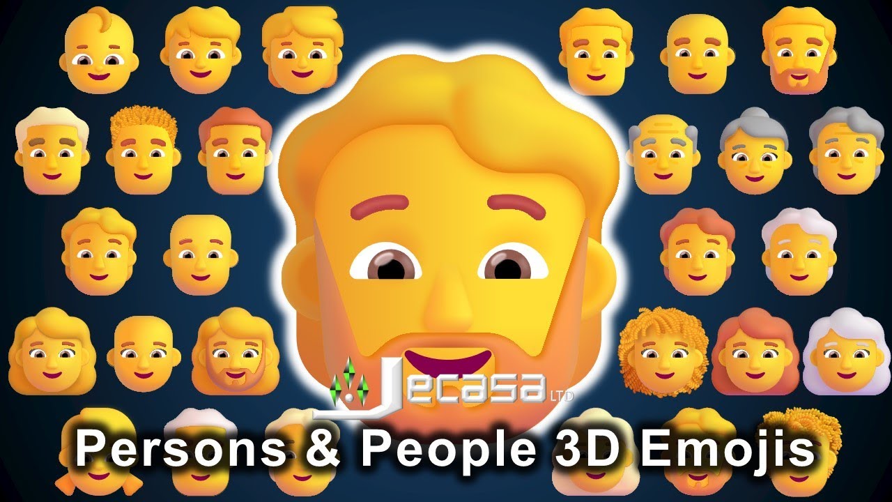 3D Emoji Meanings Part 5 - Person | People | Fluent Emojis | English ...