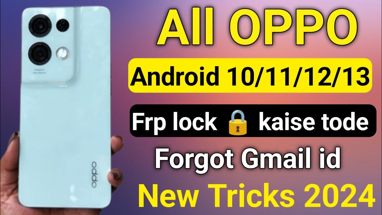 How To Unlock Oppo Mobile Phone Password 🔑 Pattern Pin Without Service Center Without Data Loss ...