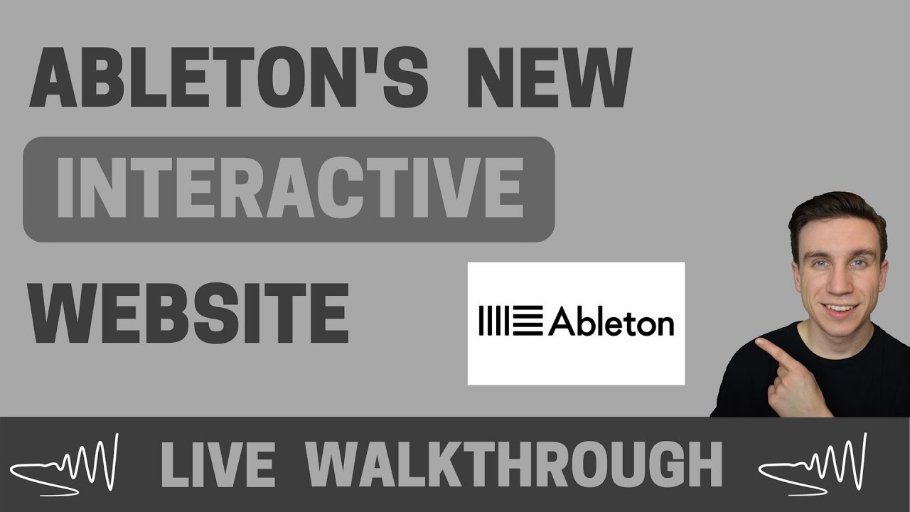 Ableton's New Interactive Site - Live Walkthrough - YouTube