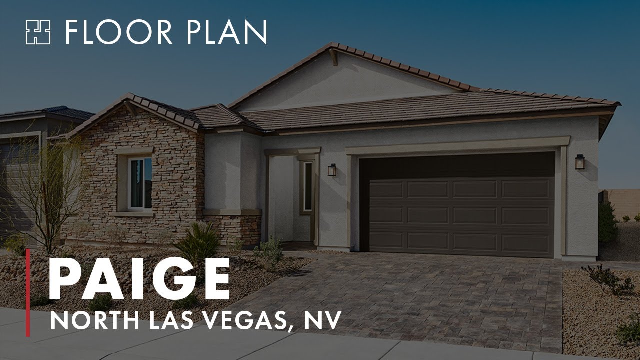 Paige Floor Plan by Richmond American Homes - YouTube