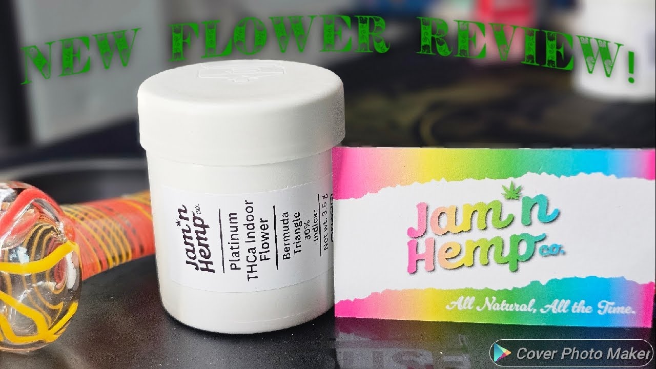 Reviewing Jam'n Hemp's, Bermuda Triangle, Platinum THCA flower 💯💯💚🔥🎄💨 ...