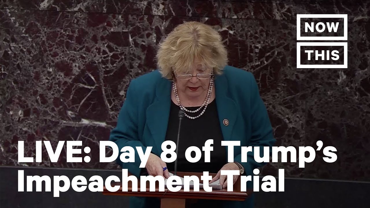Impeachment: Day 8 of Trump's Impeachment Trial in U.S. Senate | LIVE ...
