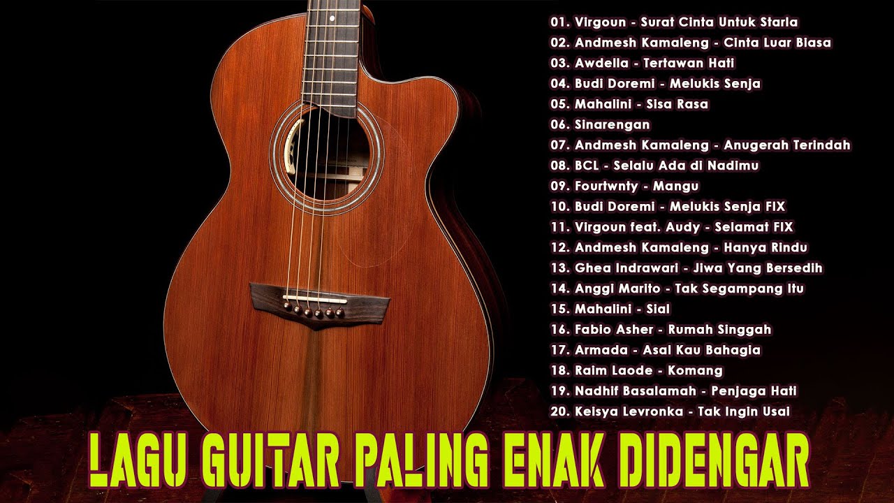 Best Acoustic Pop Indonesia 🎶 Instrumental Relaksasi & Healing - YouTube