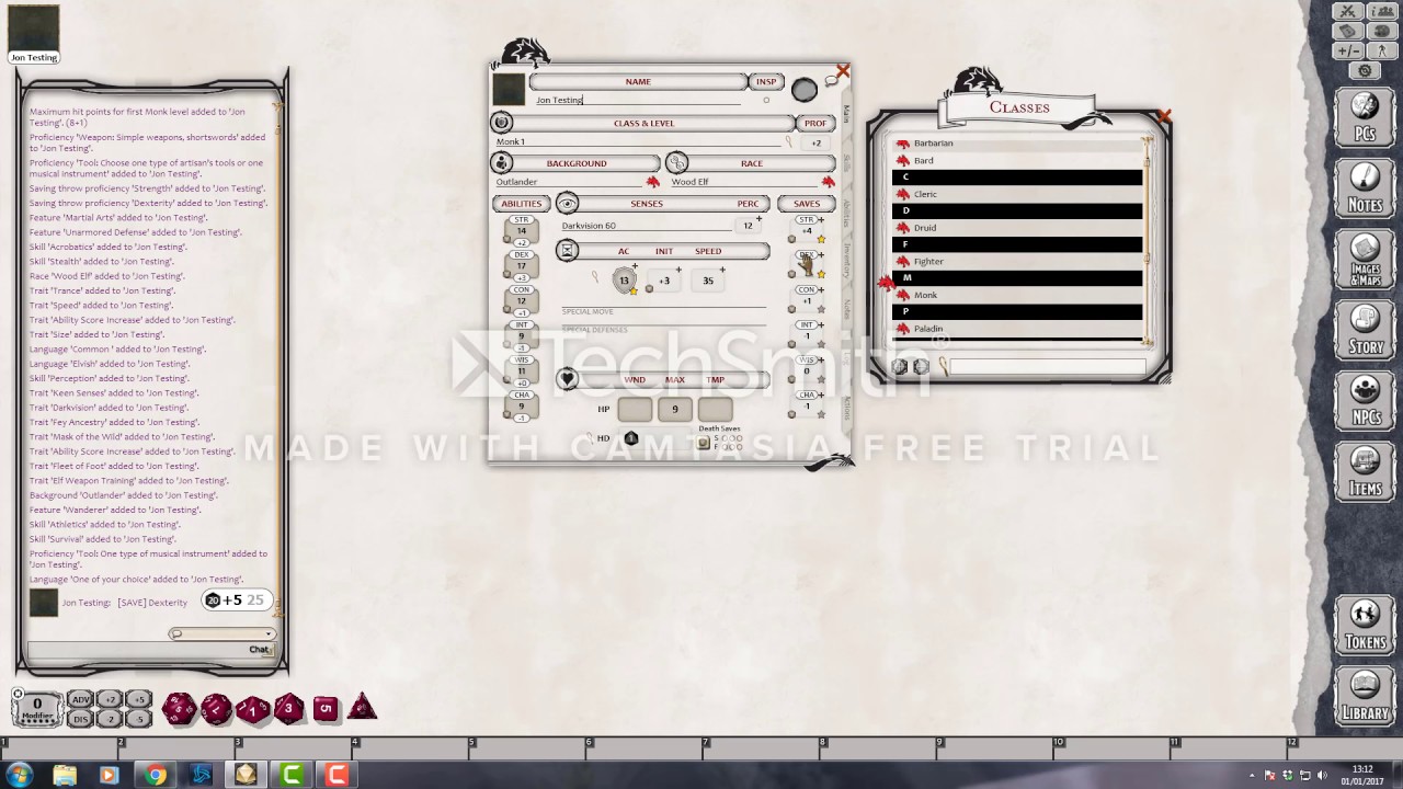 Fantasy Grounds - Character Creation - YouTube