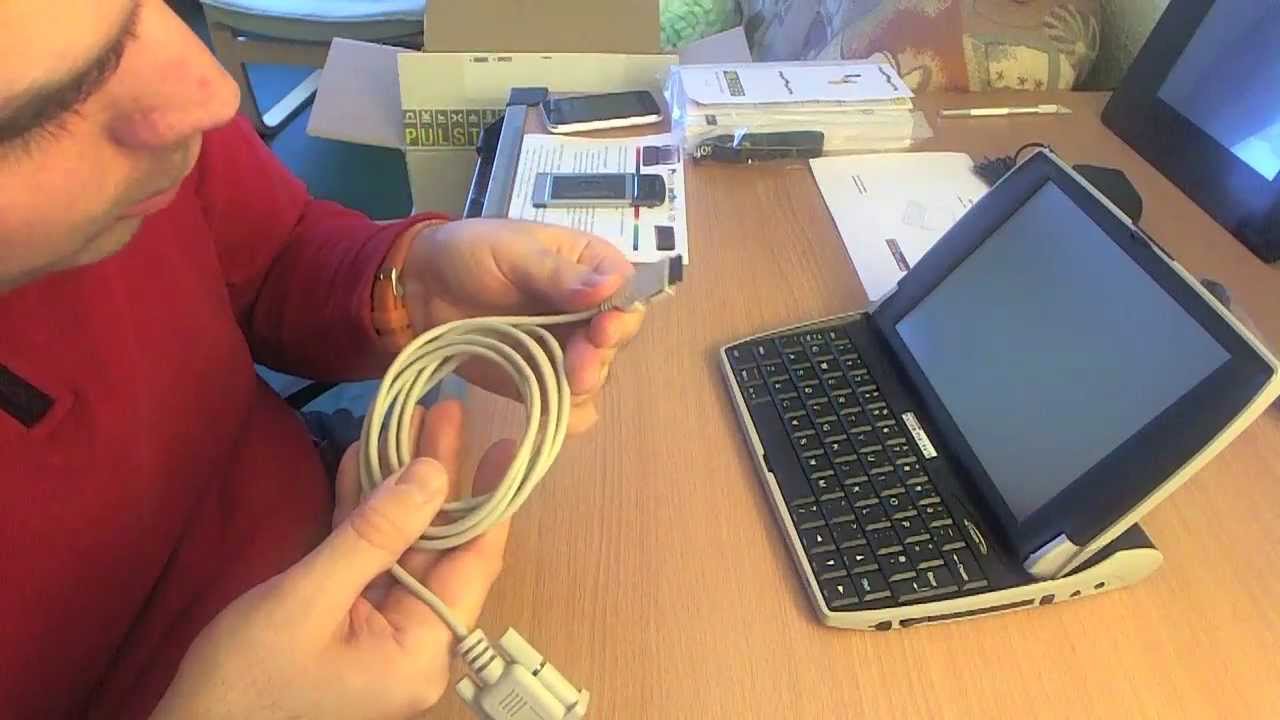 Psion Netbook Pro - Auspacken und Aufklappen - YouTube